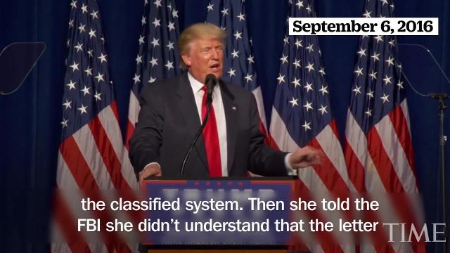 In His Words President Trump On Confidential Information